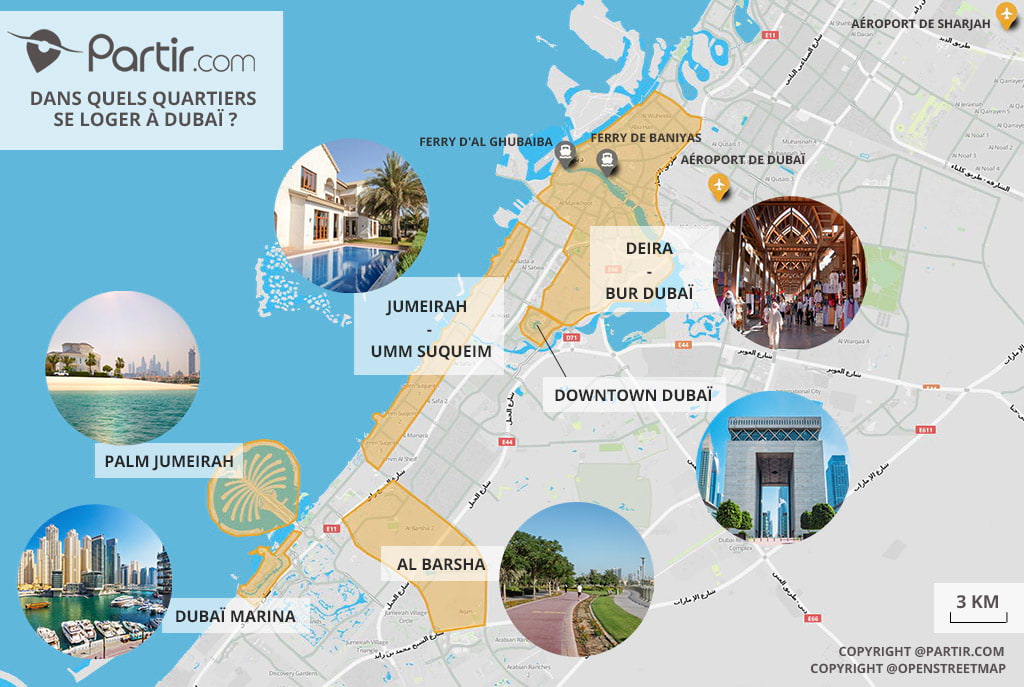 O Dormir Duba TOP 6 Des Meilleurs Quartiers